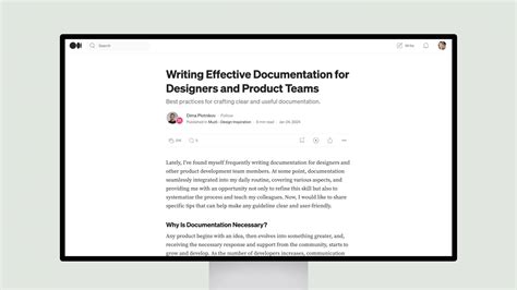 Writing Effective Documentation For Designers And Product Teams Fountn