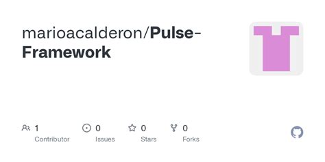 GitHub Marioacalderon Pulse Framework