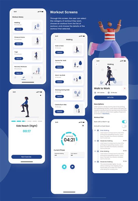 Fitness Mobile App UI UX Case Study On Behance Fitness Mobile App UI UX Case Study On Behance