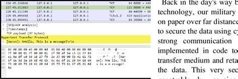 Capturing A Message This Image Shows What Wireshark Captures When A Download Scientific Diagram