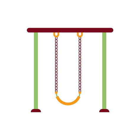 평면 스타일 공원 놀이터 벡터에서 Eps Ai Uidownload