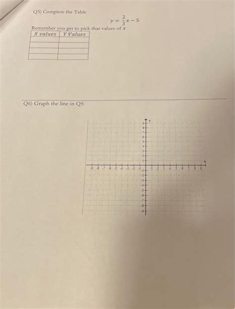 solved q5 complete the table 2 3 5 remember you get to