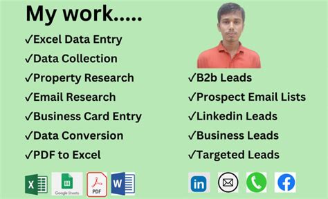 Do Data Entry And Word Pdf To Excel And Copy Paste Web Research By Mnnmanik Fiverr