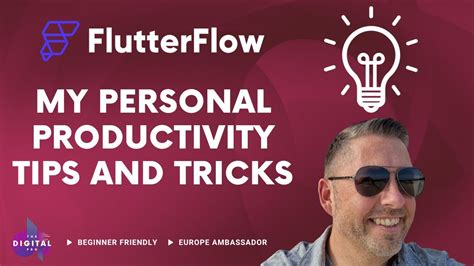 My Personal Flutterflow Productivity Tips And Tricks Youtube