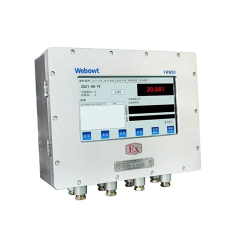 explosion proof weighing indicator touch screen explosion proof control