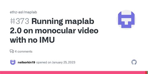 Running Maplab On Monocular Video With No Imu Issue Ethz Asl Maplab Github