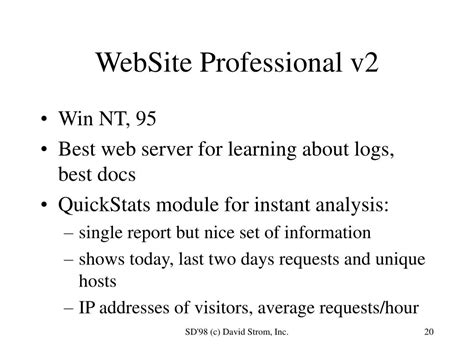 PPT Evaluating Web Server Log Analysis Tools PowerPoint Presentation ID 3038731