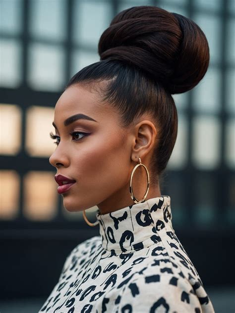 41 Sleek Bun Hairstyles For Black Women A Style Guide