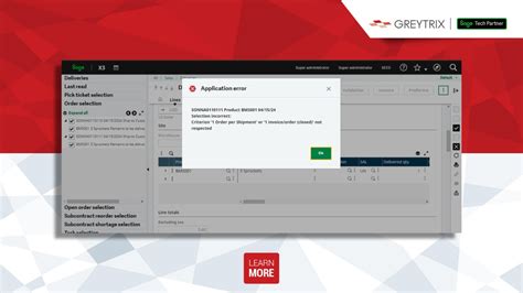 How To Restrict Single Delivery Creation From Multiple Orders In Sage X3 Greytrix