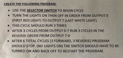 Solved I Need A Drawing Of The Ladder Diagram For This Chegg