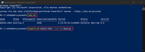 Export Und Import Einer Hyper V Vm Per Powershell Windows Faq