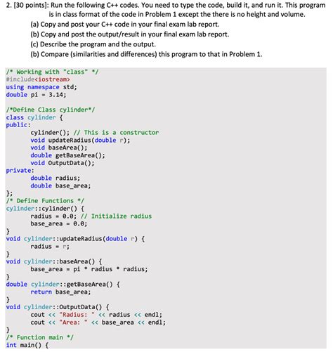 Solved Points Run The Following C Codes You Need Chegg