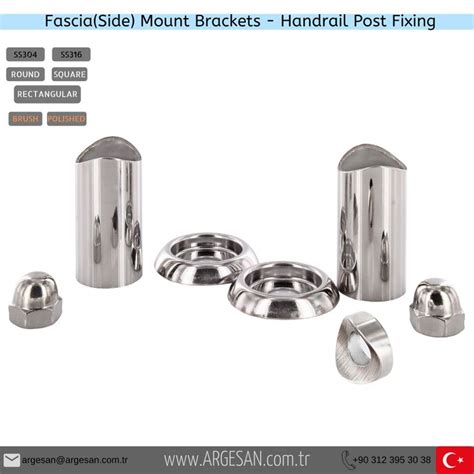 Stainless Steel Handrail Post Brackets