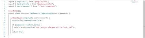 Angular Protect Your Unsaved Data Canarys