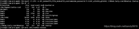 Centos 75 挂载cifs协议报错“mount Wrong Fs Type Bad Option Bad Superblock