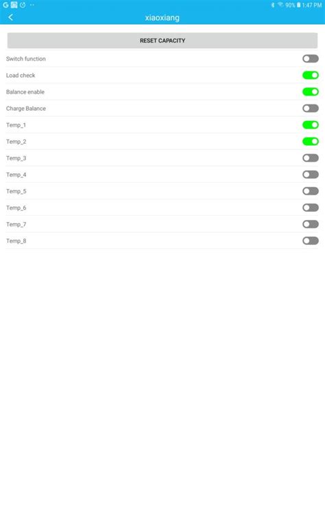 Xiaoxiang APP - BMS Configuration for LiFePo4 - Electric Vehicle ...