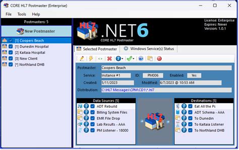 The CORE HL7 Postmaster