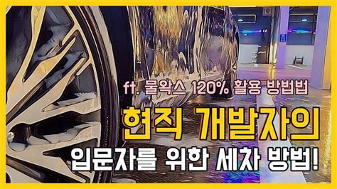 현직 개발자가 알려주는 입문자를 위한 세차 프로세스 Youtube