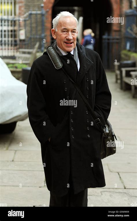 Simon Callow The British Actor Arrives For The World Aids Day