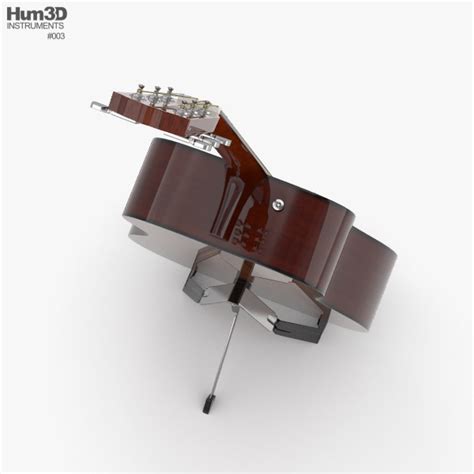 어쿠스틱 기타 3d 모델 다운로드 악기 On