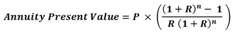 Present Value Of Annuity Calculator