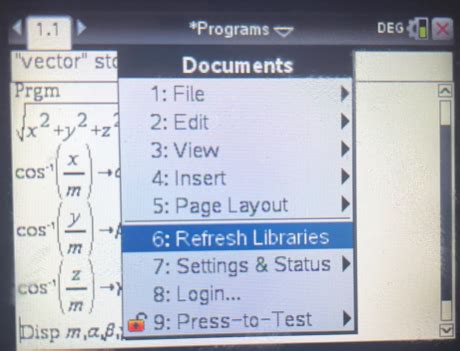 How To Write A Simple TI Nspire CX Vector Magnitude And Angles Program