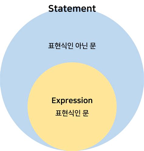 Expression 과 Statement