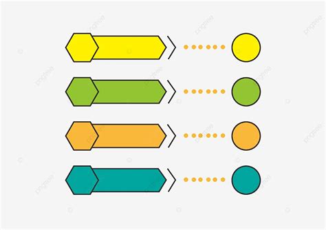 Vector Color Flow Chart Vector Color Process PNG And Vector With Transparent Background For