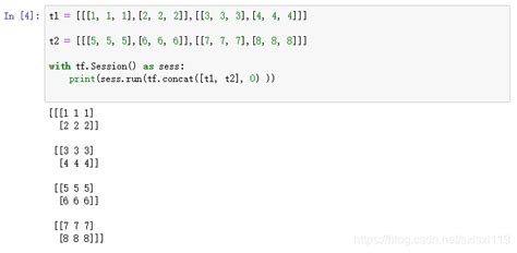 Tensorflow Ncat函数解析tensorflow Concat函数 Axis Csdn博客