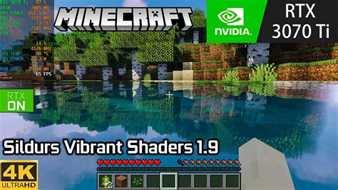 Minecraft Sildurs Vibrant Shaders 119 Rtx 3070 Ti I9 12900h 4k Ray Tracing Youtube