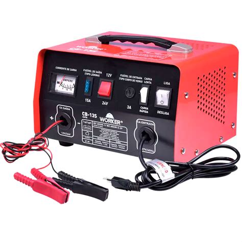 Chiareli Carregador Bateria Automotiva Worker Cb13s Para 12v E 24v