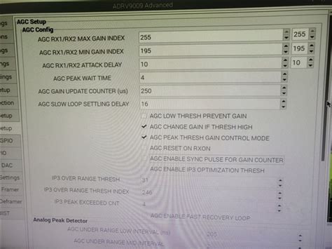 data error during the loopback experiment using adrv9009 zcu102 qanda linux software drivers