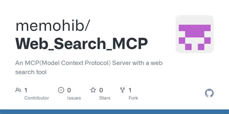 Github Memohibwebsearchmcp An Mcpmodel Context Protocol Server
