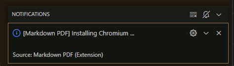 Installing Chromium Hangs On VS Code Insiders Issue Yzane Vscode Markdown Pdf GitHub