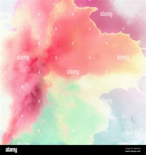 Vector Red Gradient Smoke Explosion Effect Background Stock Vector
