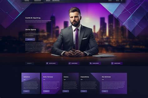 Premium Ai Image Professional Web Layout Design Concepts With Crazy