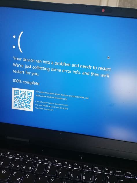 bluescreen of death while using ide stop code driver irql not less
