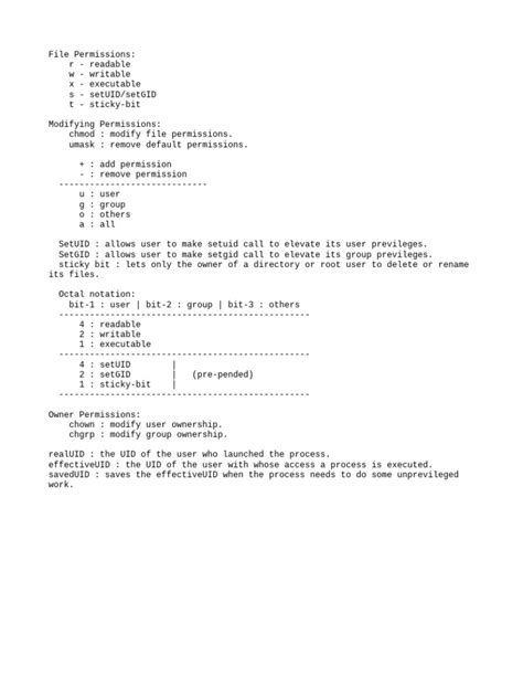 4file Permissions Pdf Computers