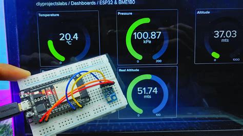 BMP Pressure Sensor Monitor On Adafruit Io With ESP