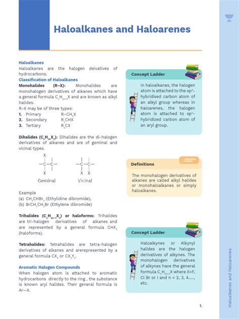 Haloalkane Haloarene Notes Pdf Alkene Chlorine