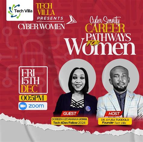 Dr Ayuba Tuodolo On Linkedin Supporting Women In Cyber Security Is Not