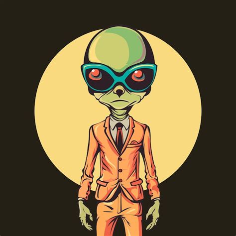Premium Vector Alien Vector Illustration
