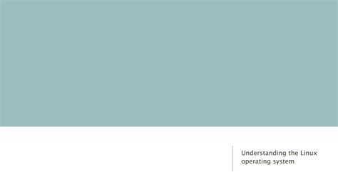 Linux Process Management PPTX Operating Systems Computer Software And Applications