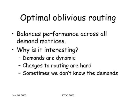 Ppt Optimal Oblivious Routing In Polynomial Time Powerpoint