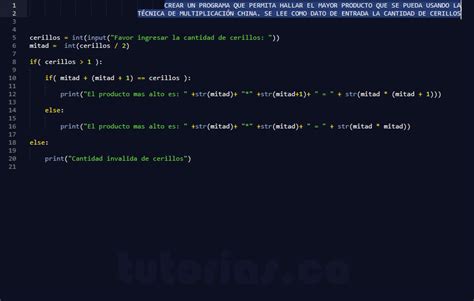 Sentencia If Else Python La Mayor Multiplicacion Metodo Chino Tutorias Co