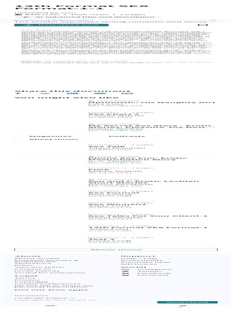 13th Format Sex Format 1 1 Pdf Pdf Scribd