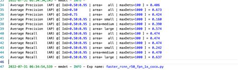 tensorboard can not show the ar ap info · issue 8459 · open mmlab