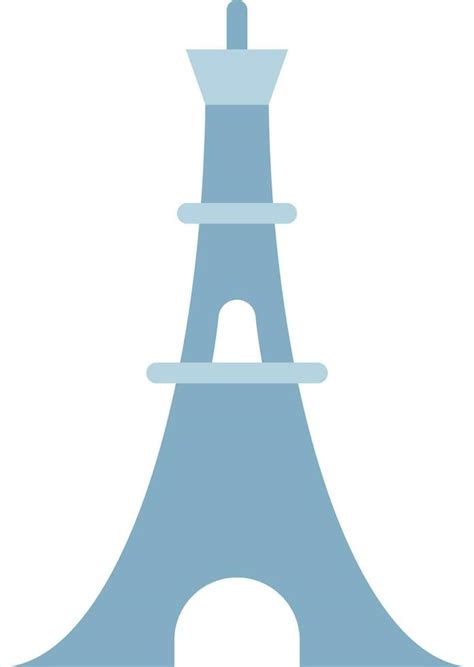 Eiffel Tower Icon Vector Image Vector Art At Vecteezy