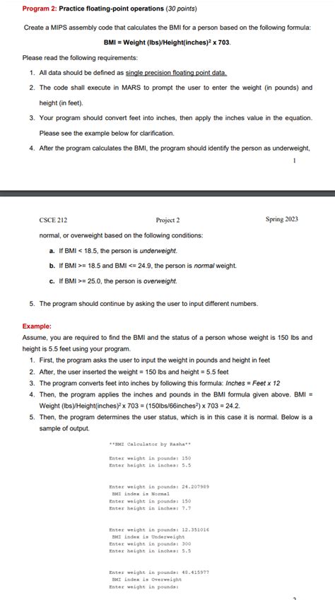 solved program 2 practice floating point operations 30