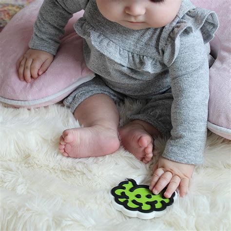 Fat Brain Toys Brain Teether Green Baby Toy For Ages Educational Teething Toy Buy Now
